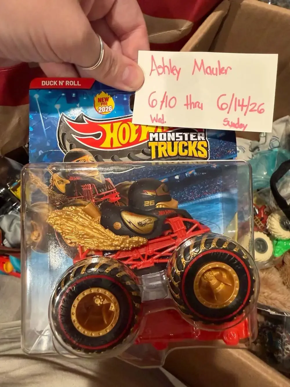 Hot Wheels | Toys | Hot Wheels Monster Trucks Duck N Roll 226 Treasure ...